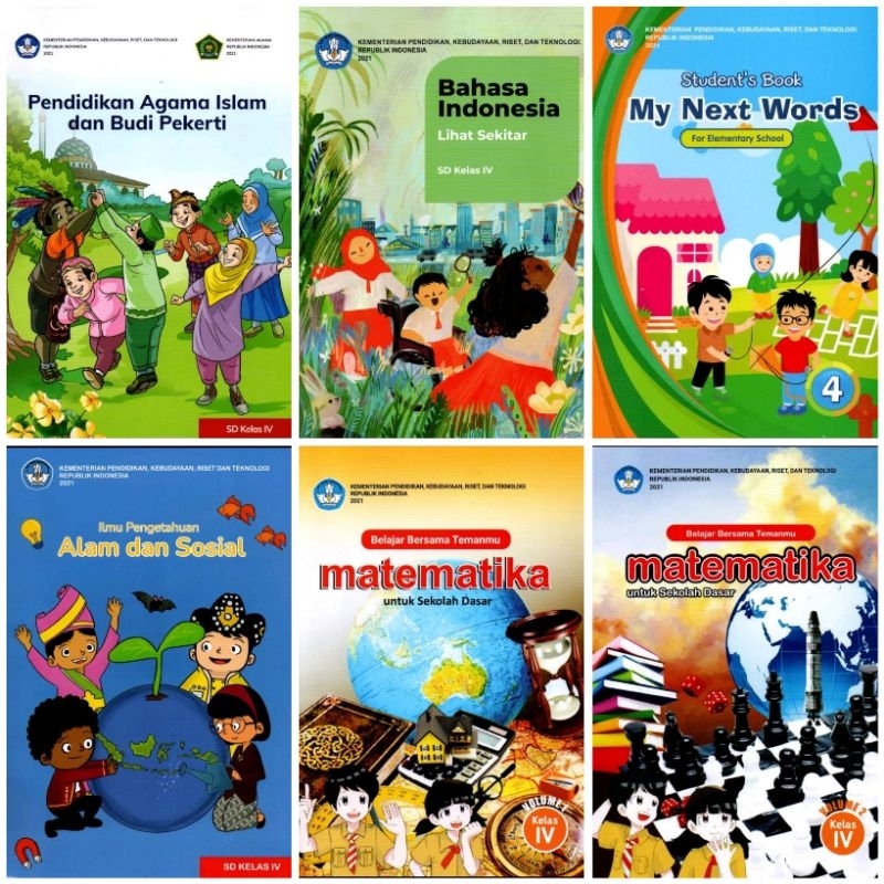 Jual Buku Paket Kurikulum Merdeka SD Kelas 4 Diknas Kemendikbud | Shopee Indonesia