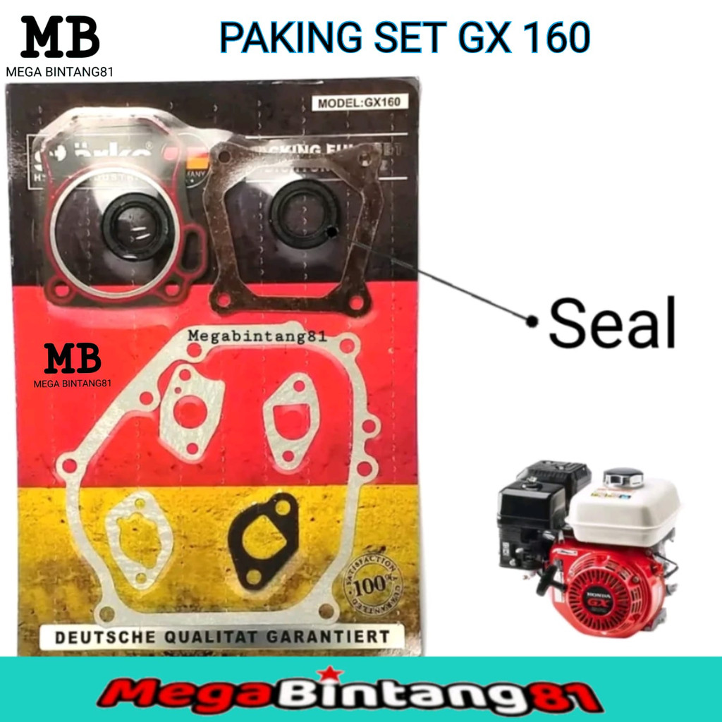 Jual Paking gasket set GX160 + SEAL Paking set GX270 Gasket set GX160 ...
