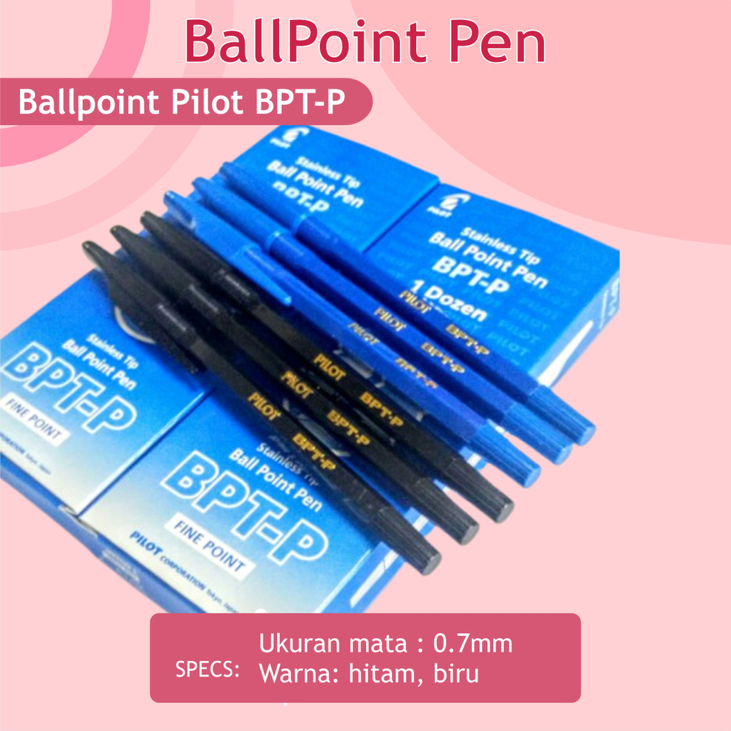 Jual Pulpen Pilot ballpoint BPT-P 0.7 Original | Shopee Indonesia