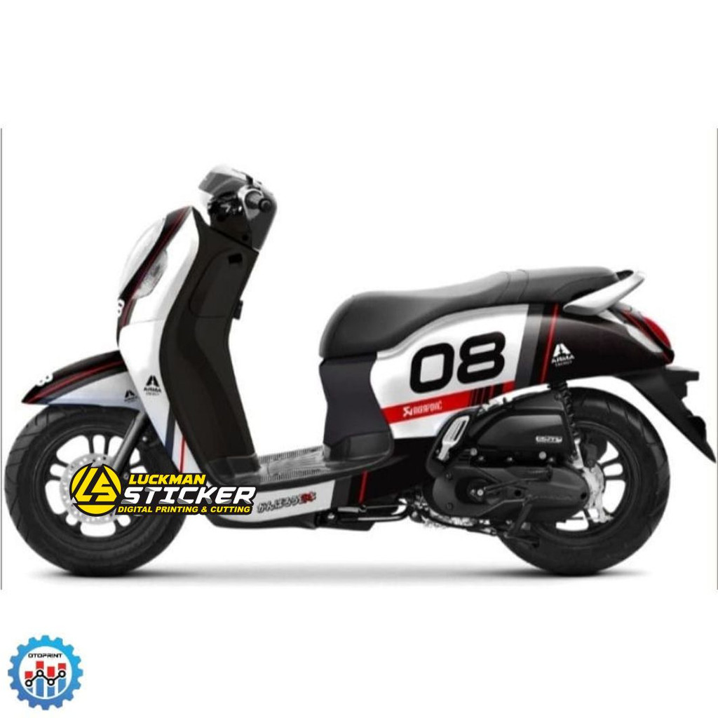 Jual Decal Sticker Simple Honda Scoopy All Tipe Full Body Sticker Decal ...