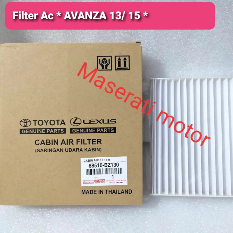 Jual FILTER AC/SARINGAN AC TOYOTA AVANZA 13cc/15cc RUSH ASLI ORIGINAL GRESS BARU | Shopee Indonesia