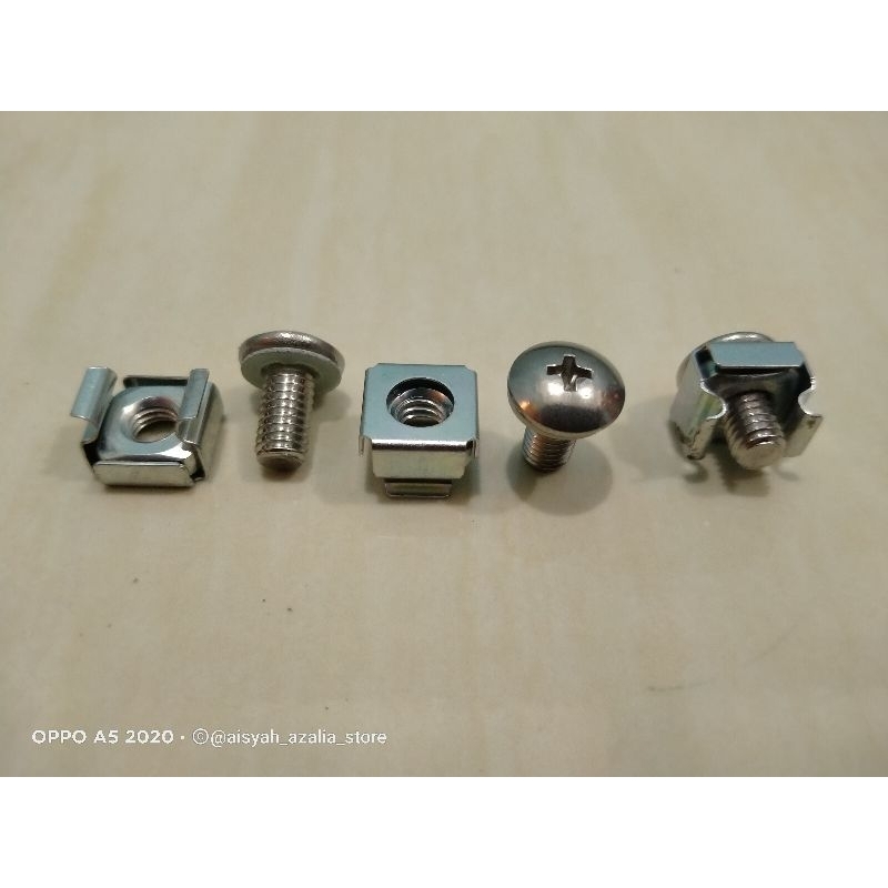 Jual Cage nut ( Baut + Mur rackmount ) | Shopee Indonesia