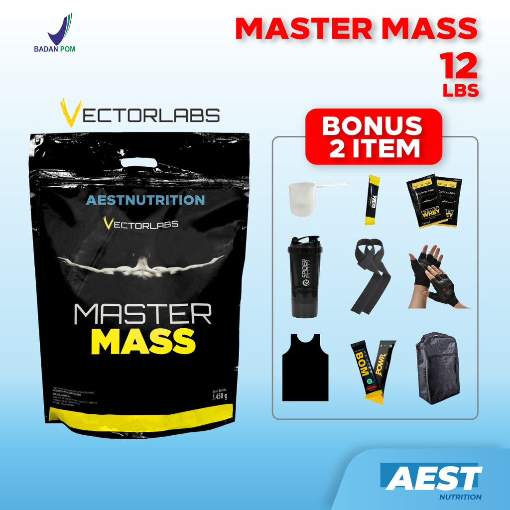 Jual Vectorlabs Master Mass 12 Lbs 5400 Gram Susu Whey Protein Gainer