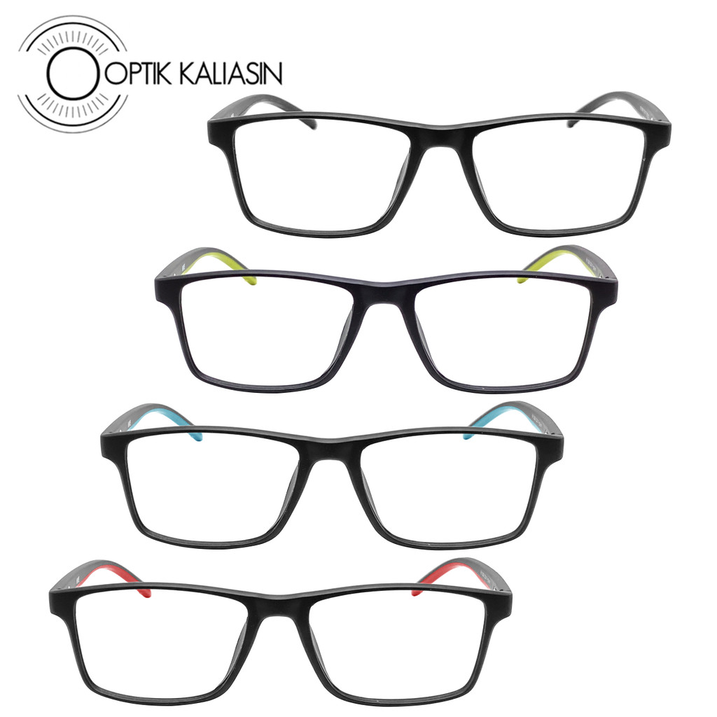 Jual OPTIK KALIASIN - Frame Kacamata pria wanita kotak pegas sporty lentur minus plus anti ...