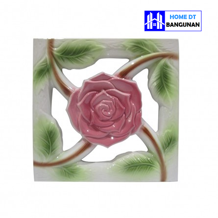 Jual Roster / Loster Keramik Trisensa / Lubang Angin 20x20 cm Motif ...