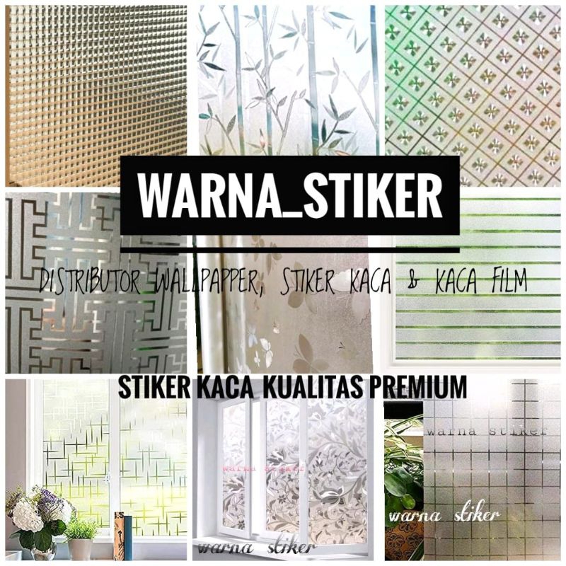 Jual STIKER KACA RUMAH PELAPIS KACA JENDELA STIKER KACA SUNBLAST BLUR ...
