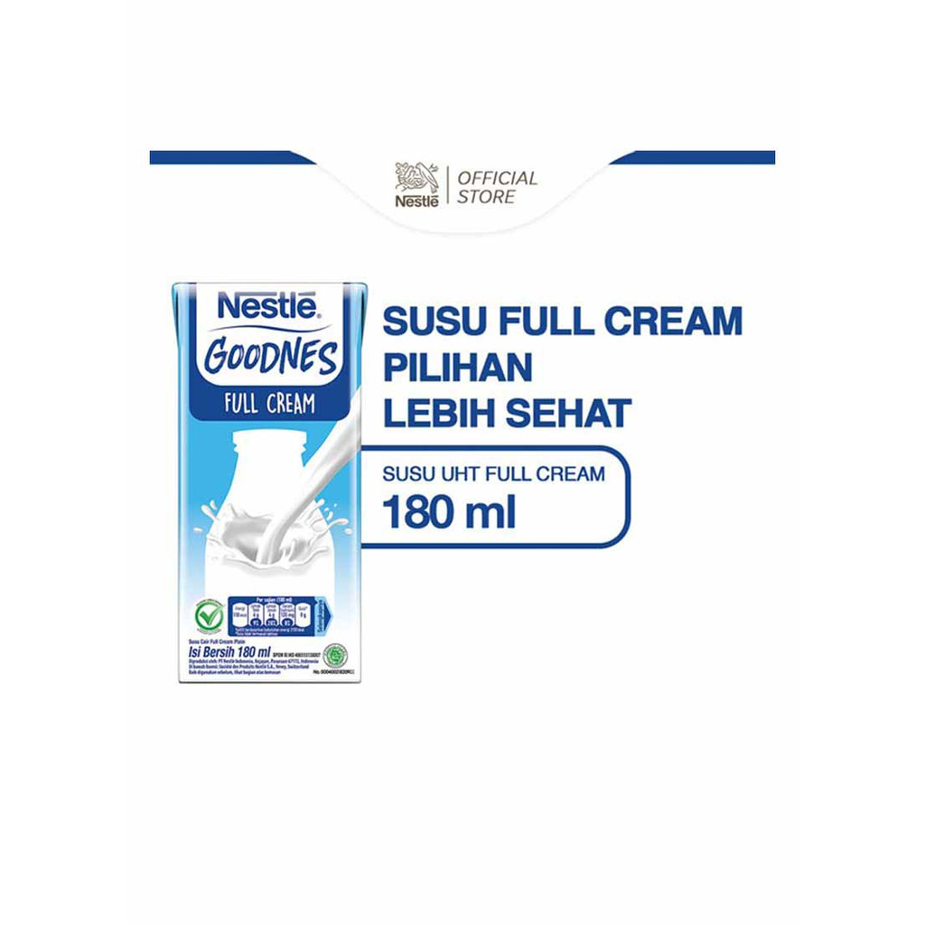 Jual Nestle Goodnes Full Cream 180ml | Shopee Indonesia