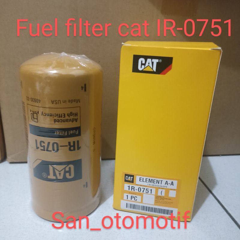 Jual Fuel Filter CAT 1R-0751 filter solar IR-0751 | Shopee Indonesia