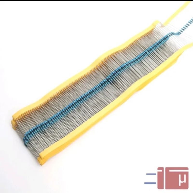 Jual 100 pcs Resistor 1M 1/4 metal film taiwan 1% Resistor metal film 1 ...