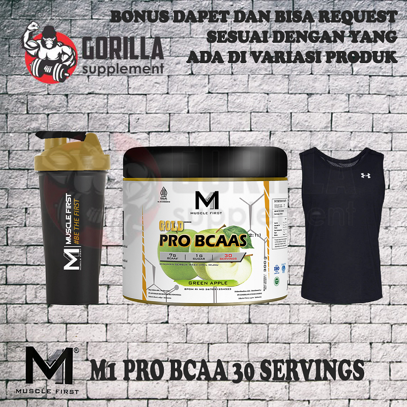 Jual MUSCLE FIRST Pro BCAA 30 Serving Suplemen Fitness | Shopee Indonesia