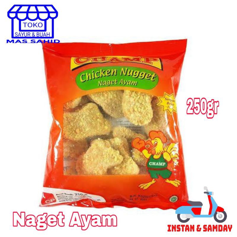 Jual Naget Champ Chiken Naget Ayam 250g | Shopee Indonesia
