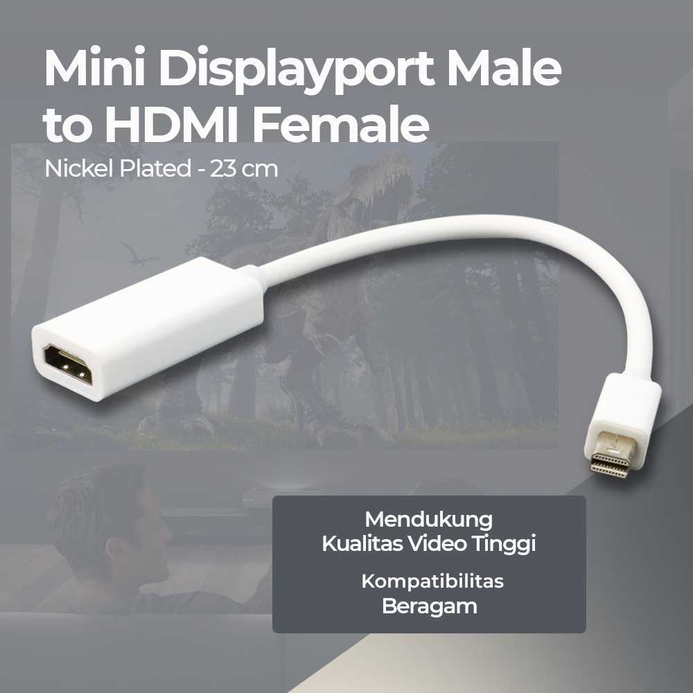 Jual CONVERTER Mini Displayport Male to HDMI Female Nickel plated ...