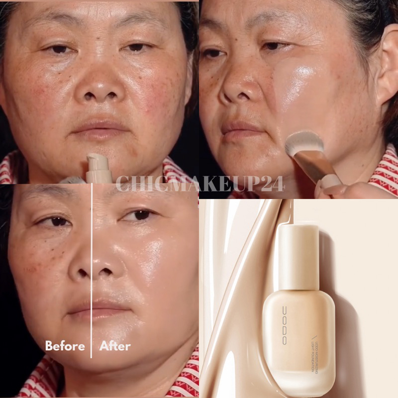Jual UODO FOUNDATION LIGHT FOUNDATION | Shopee Indonesia