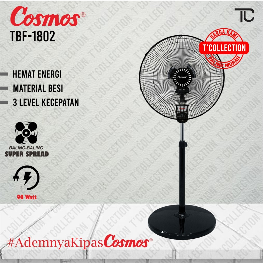 Jual STANDFAN COSMOS BESI TORNADO 18 INCH TBF1802 Stand Fan Industrial ...