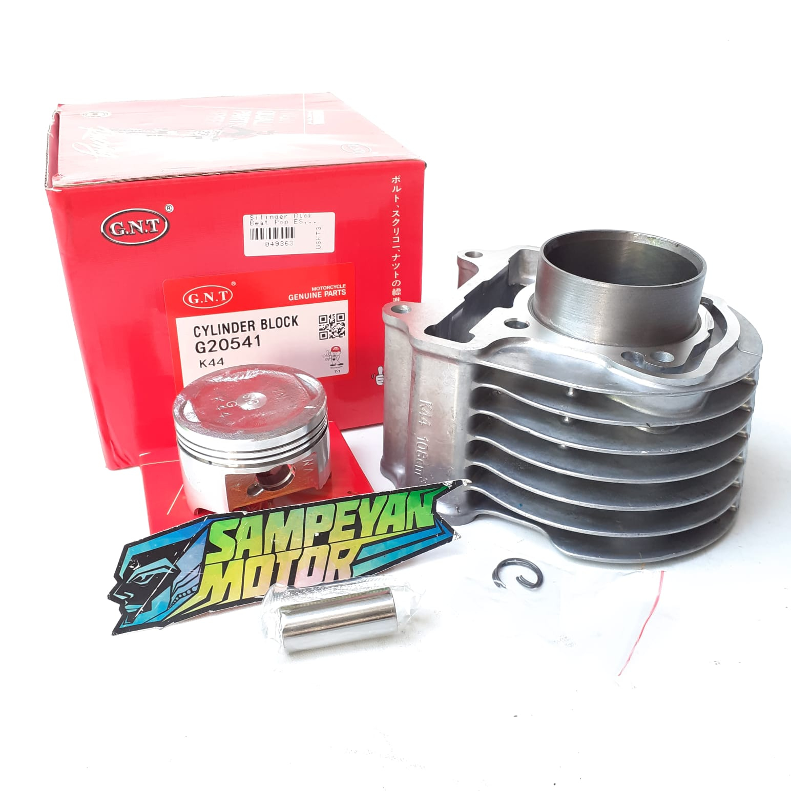 Jual Silinder Blok Cylinder Block Set Seher Piston Assy GNT Beat Esp K44 Jupiter MX King 2PV ...