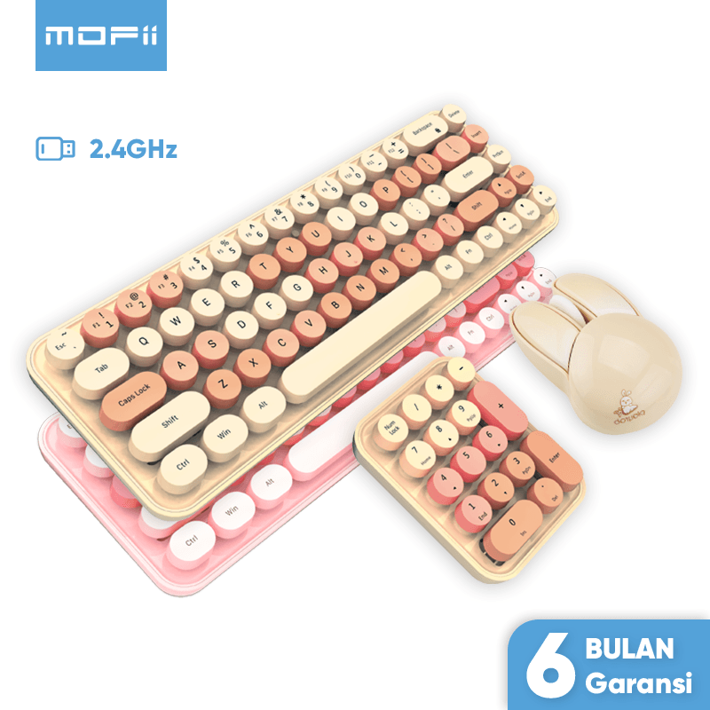 Jual MOFii Keyboard Mouse Dan Numeric Keypad Wireless 2.4G Set idou MAX ...