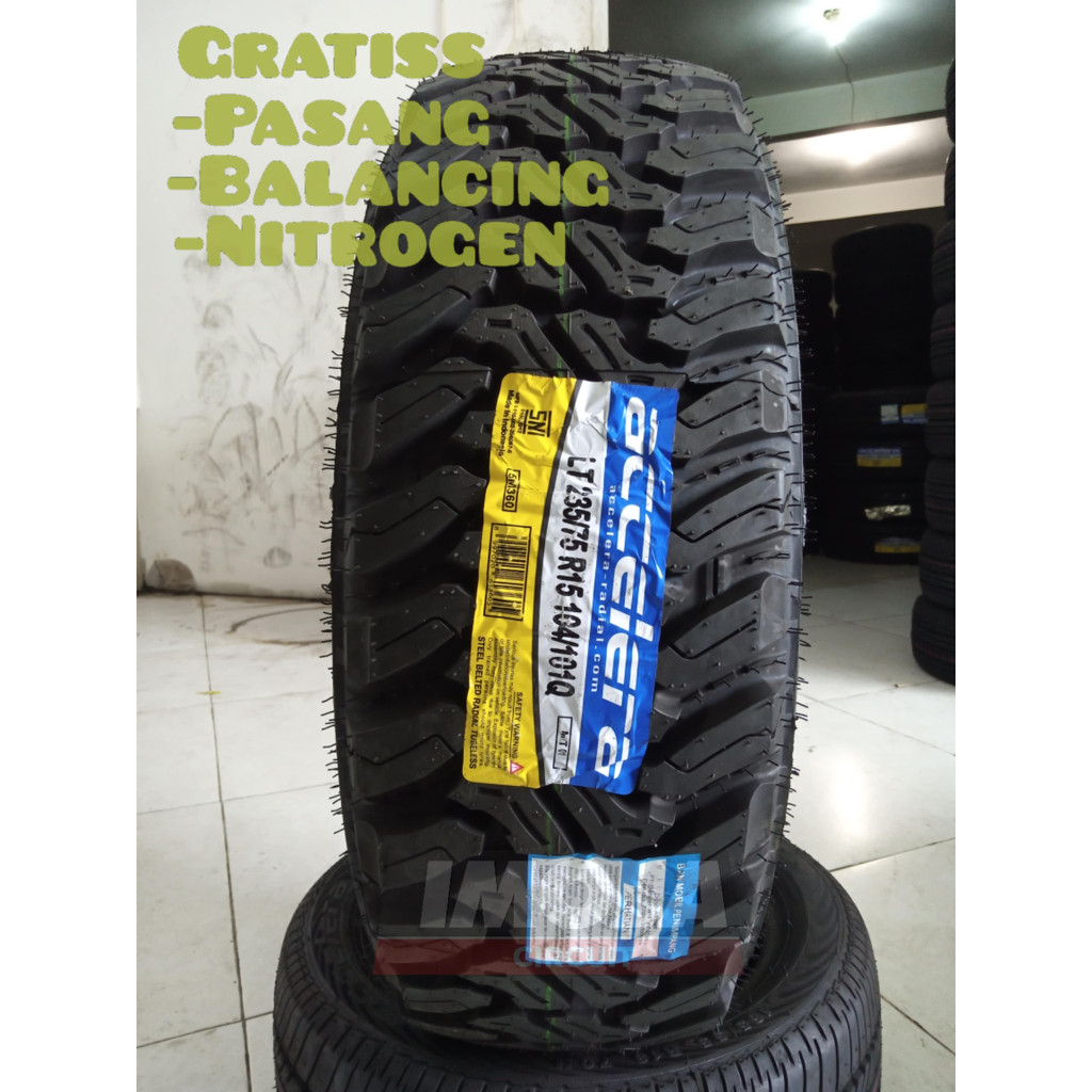 Jual Ban mobil MT 235 75 R15 Accelera M/T 01 ukuran 235/75 Ring 15 ...