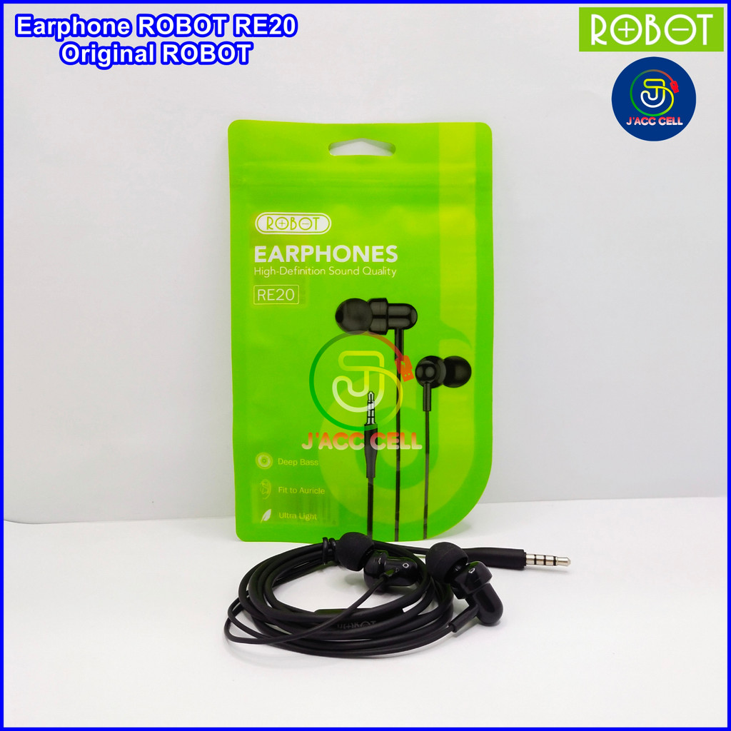 Jual Robot RE20 RE50 Oblique In-Ear Deep Bass Ultra Light Wired ...