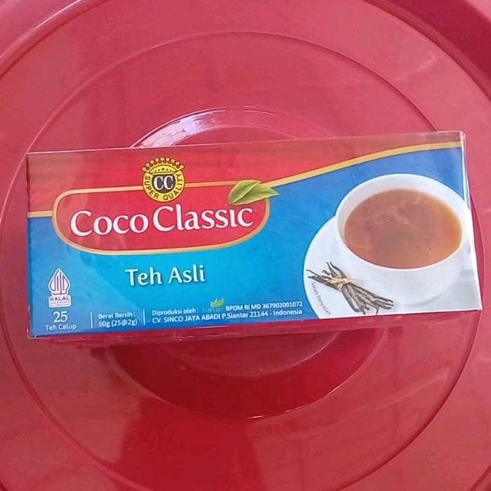 Jual Teh Asli Coco classic 25 teh celup | Shopee Indonesia