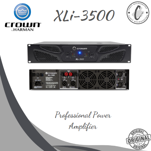 Jual Power Amplifier Crown XLi-3500 XLi3500 Original Amplifier | Shopee ...