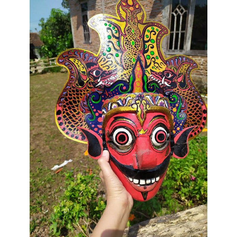 Jual TOPENG KELONO SEWANDONO barongan reog jaranan jatilan jawa timur ...