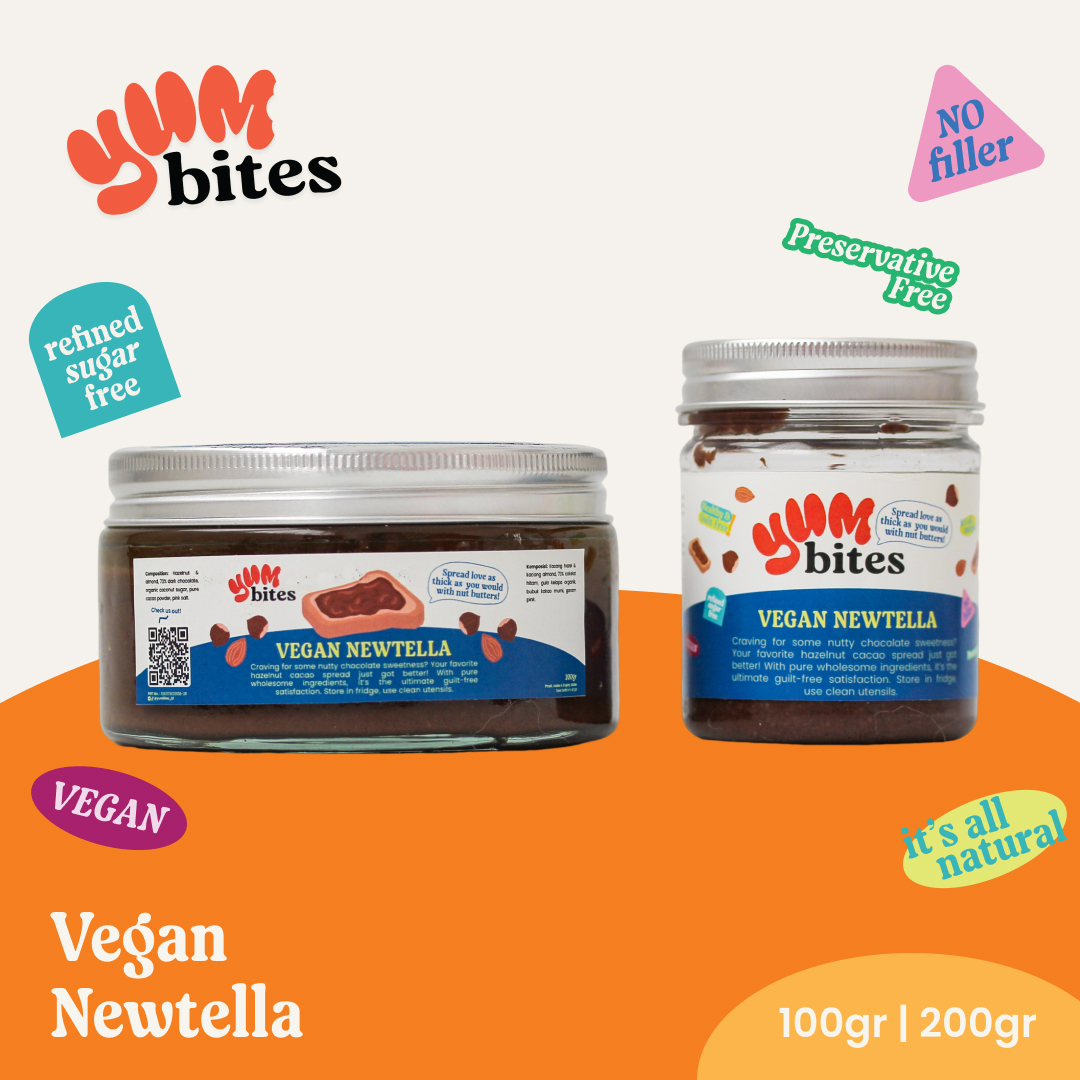 Jual YumBites Newtella - Selai Kacang Coklat Hazelnut Panggang Nutella ...