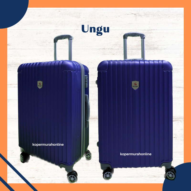 Jual Koper fiber polos Polo Garden resleting 28 inch tas travel bagasi ...