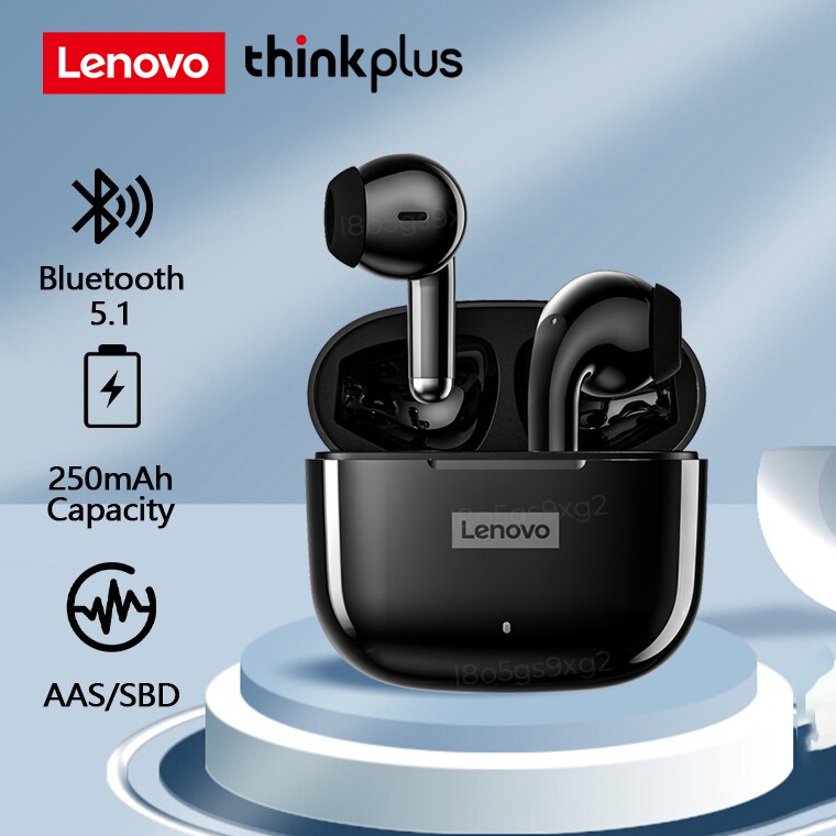 Jual Lenovo Thinkplus LP40 PRO TWS Wireless Bluetooth Earphone Mini Earbuds Noise Reduction ...