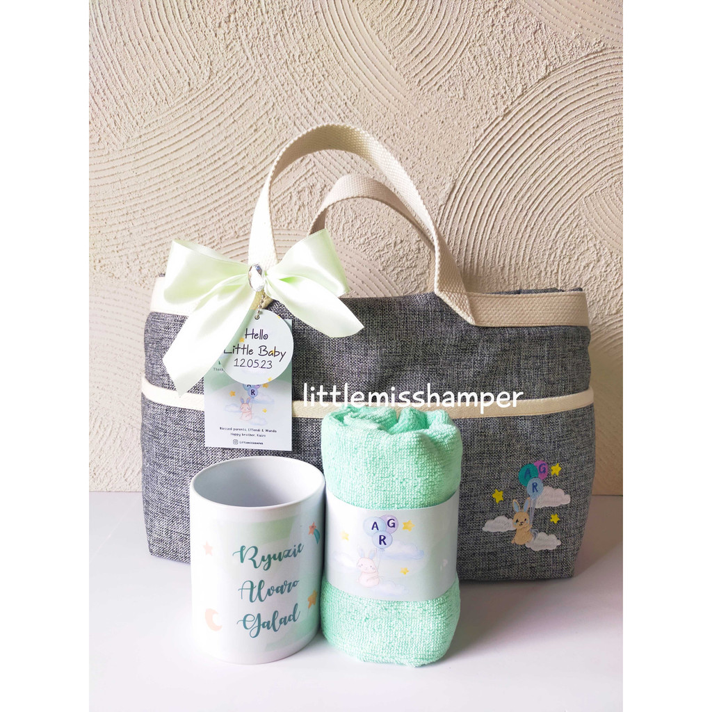 Jual Extended bag Souvenir Hampers Baby - extension tas kanvas dengan ...