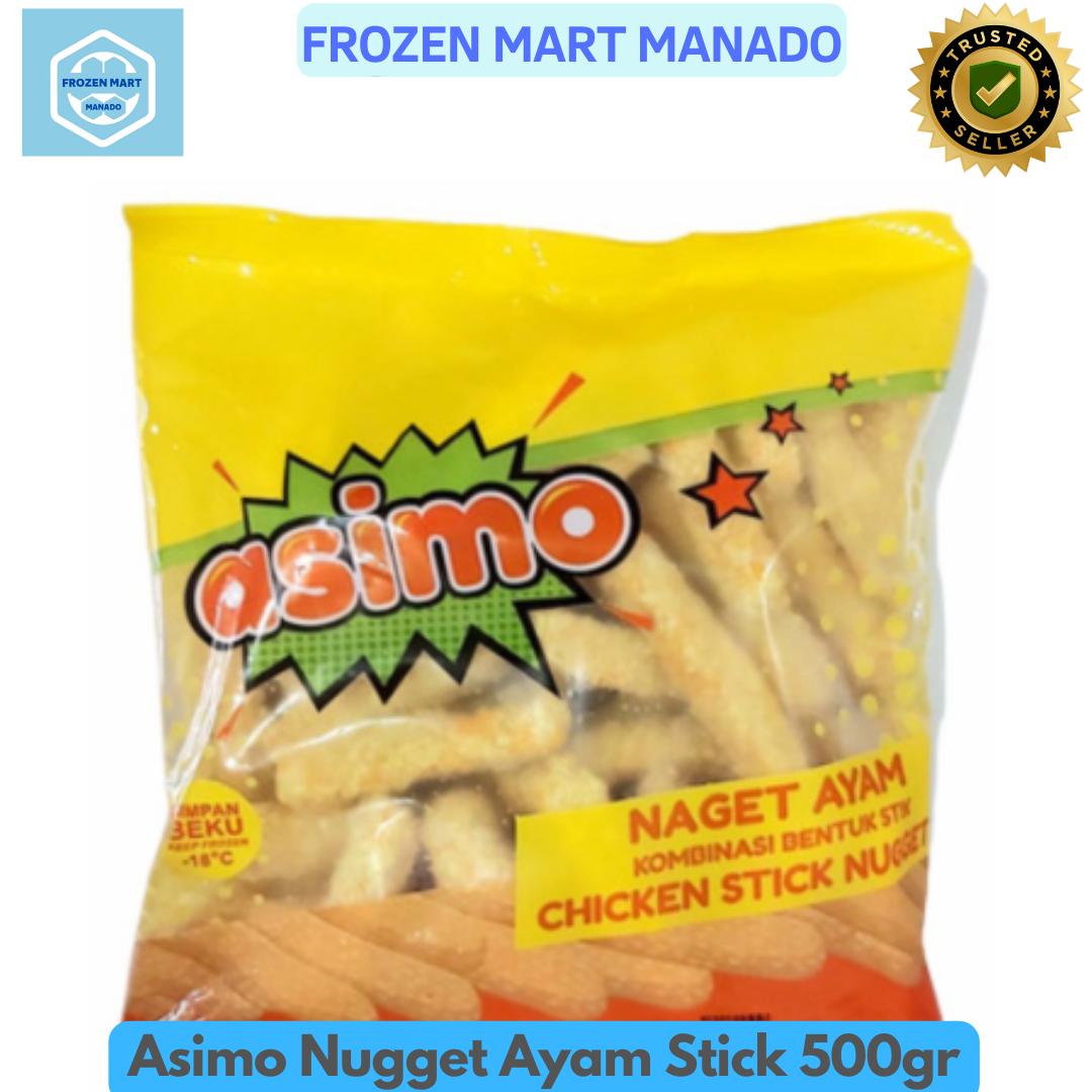 Jual Asimo Nugget Ayam Stick 500gr - Frozen Mart Manado (Frozen Food ...