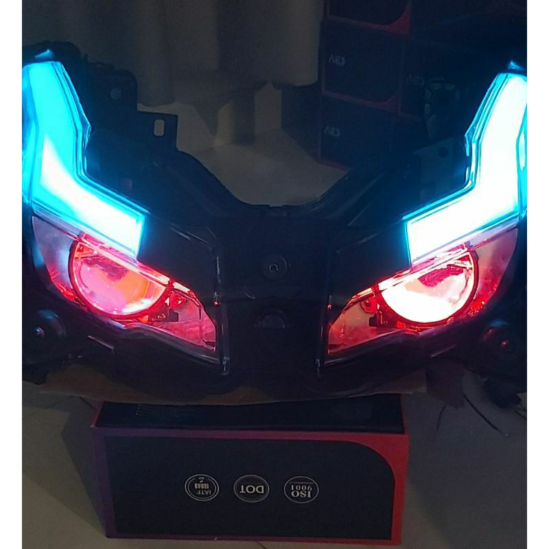 Jual REFLEKTOR HEADLAMP ADV 150/160 PLUS PROJECTOR AES BILED Turbo Se ...
