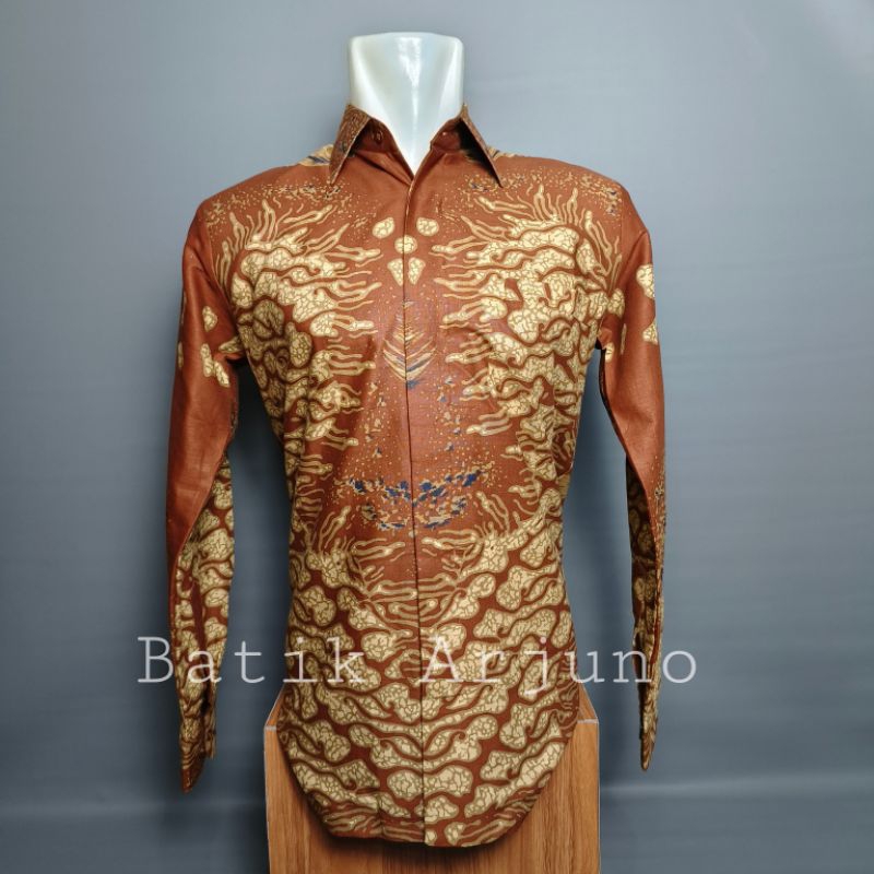 Jual KEMEJA BAJU BATIK PRIA LAPIS FURING EKSLUSIVE LENGAN PANJANG ...