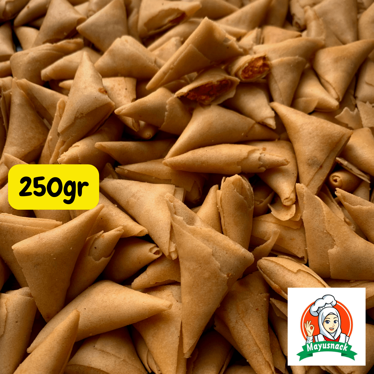 Jual Samosa Kering Isi Abon Ayam Pedas Manis Premium Sarikaya 250gr ...