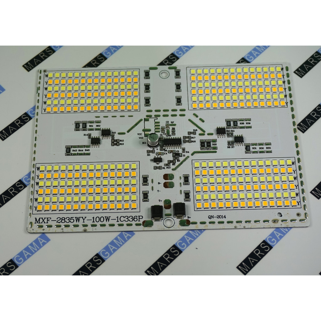 Jual PCB papan Led 100w smd 2835 3.7v - 4.2v 18650 DIY led solar panel ...