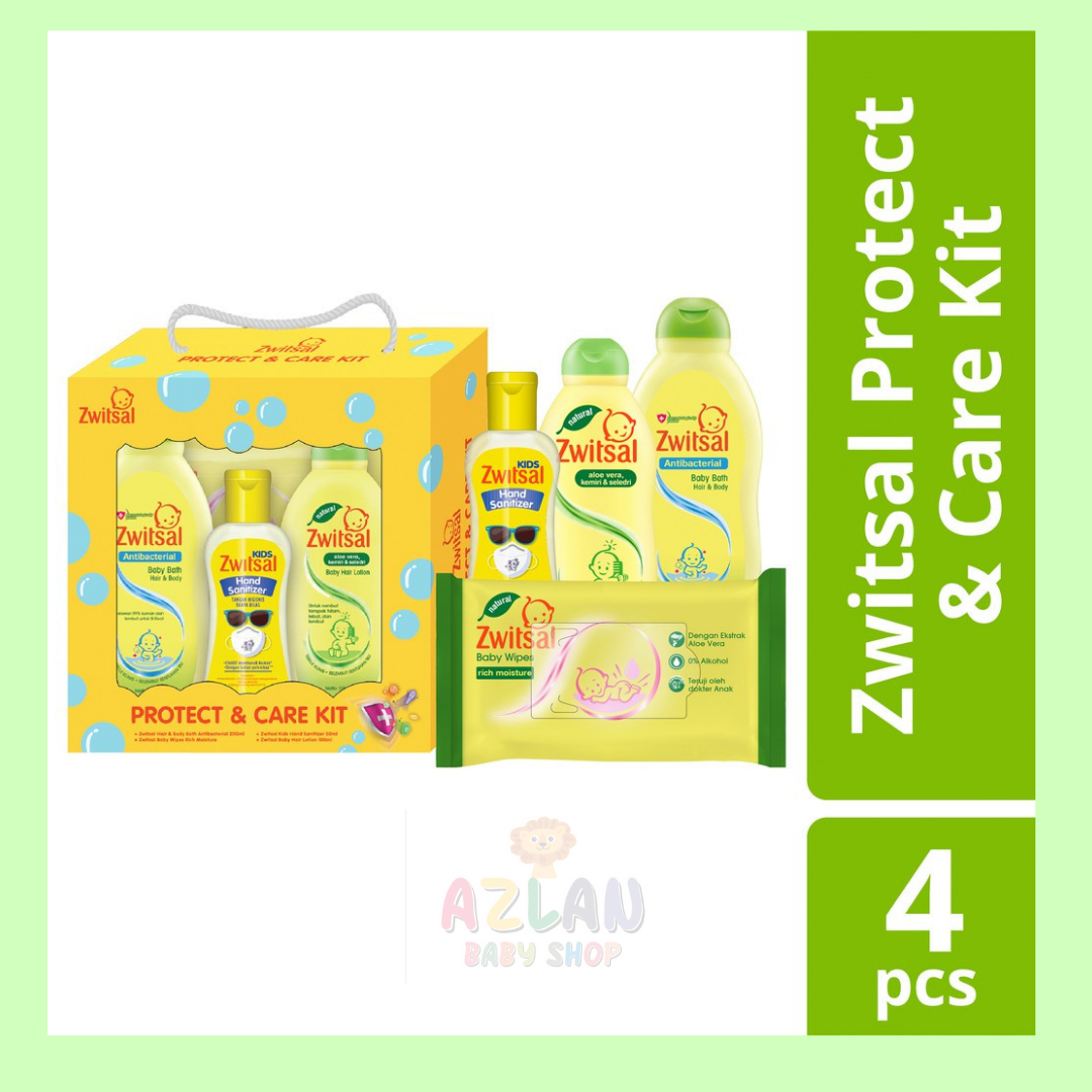 Jual ZWITSAL Baby Protect& Care Kit Gift Set Hampers Bayi | Shopee ...