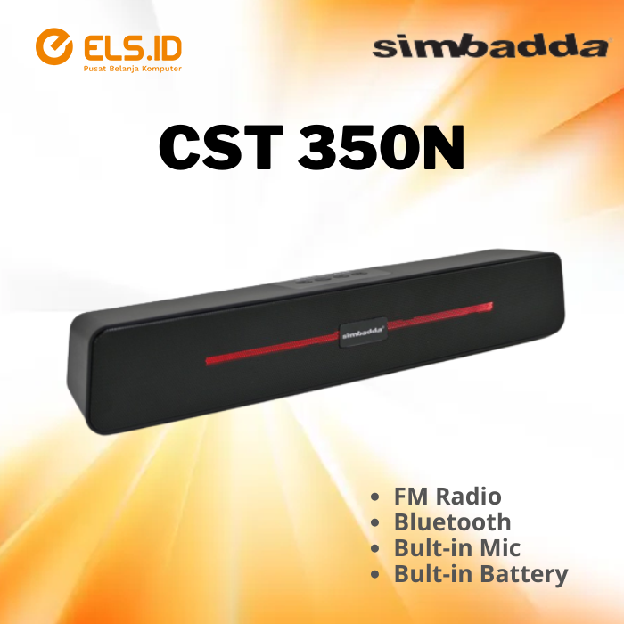 Jual Speaker Portable Bluetooth Simbadda CST 350N Sound Bar | Shopee ...