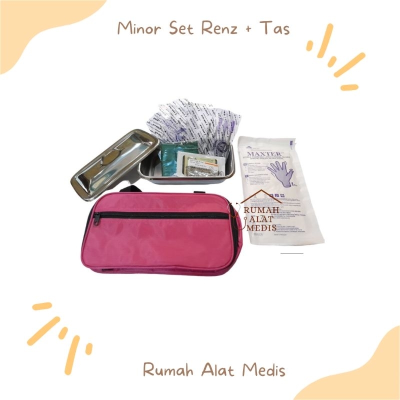 Jual Alat Medis Minor Set RENZ 15 Item Minorset Minor Set Bedah Lengkap ...