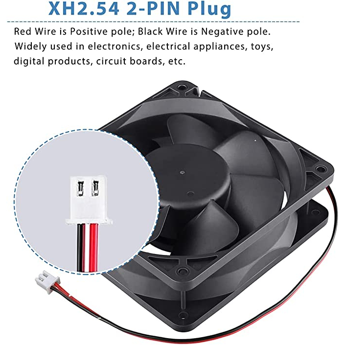 Jual KIPAS FAN Pendingin Exhaust CASING CASE 12CM COOLER Cooling PC DC ...