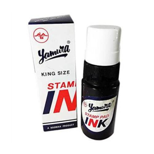 Jual Yamura Isi Tinta Stempel / Stamp Pad warna Hitam 50cc | Shopee ...