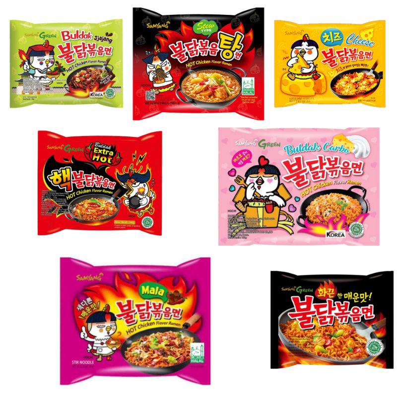 Jual SAMYANG Green Buldak. original | Shopee Indonesia