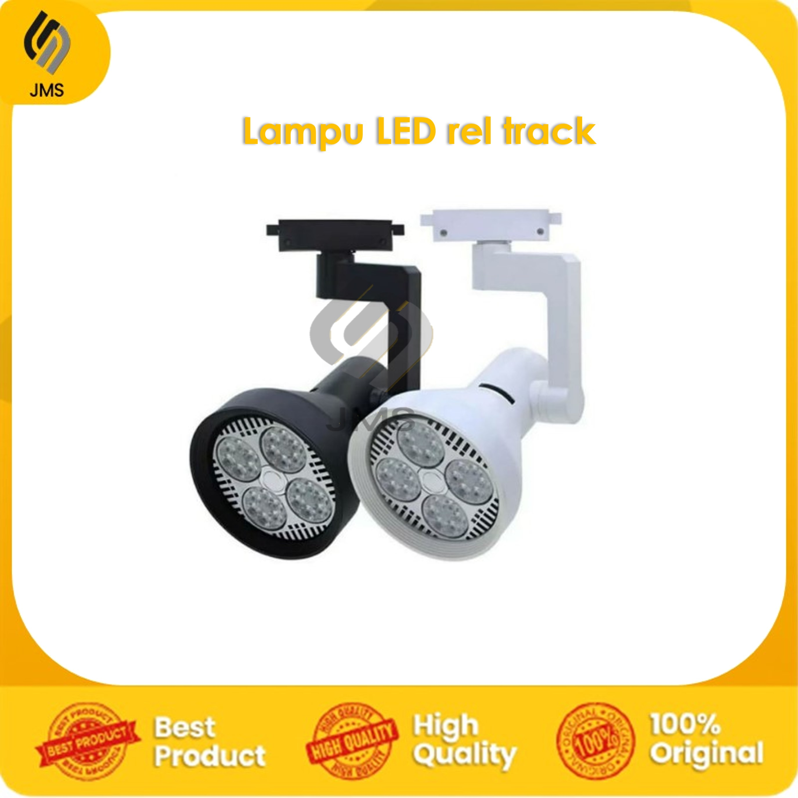 Jual Lampu Led Spotlight Rel Track Light Set 35W SMD + Fiting Par / 35W ...