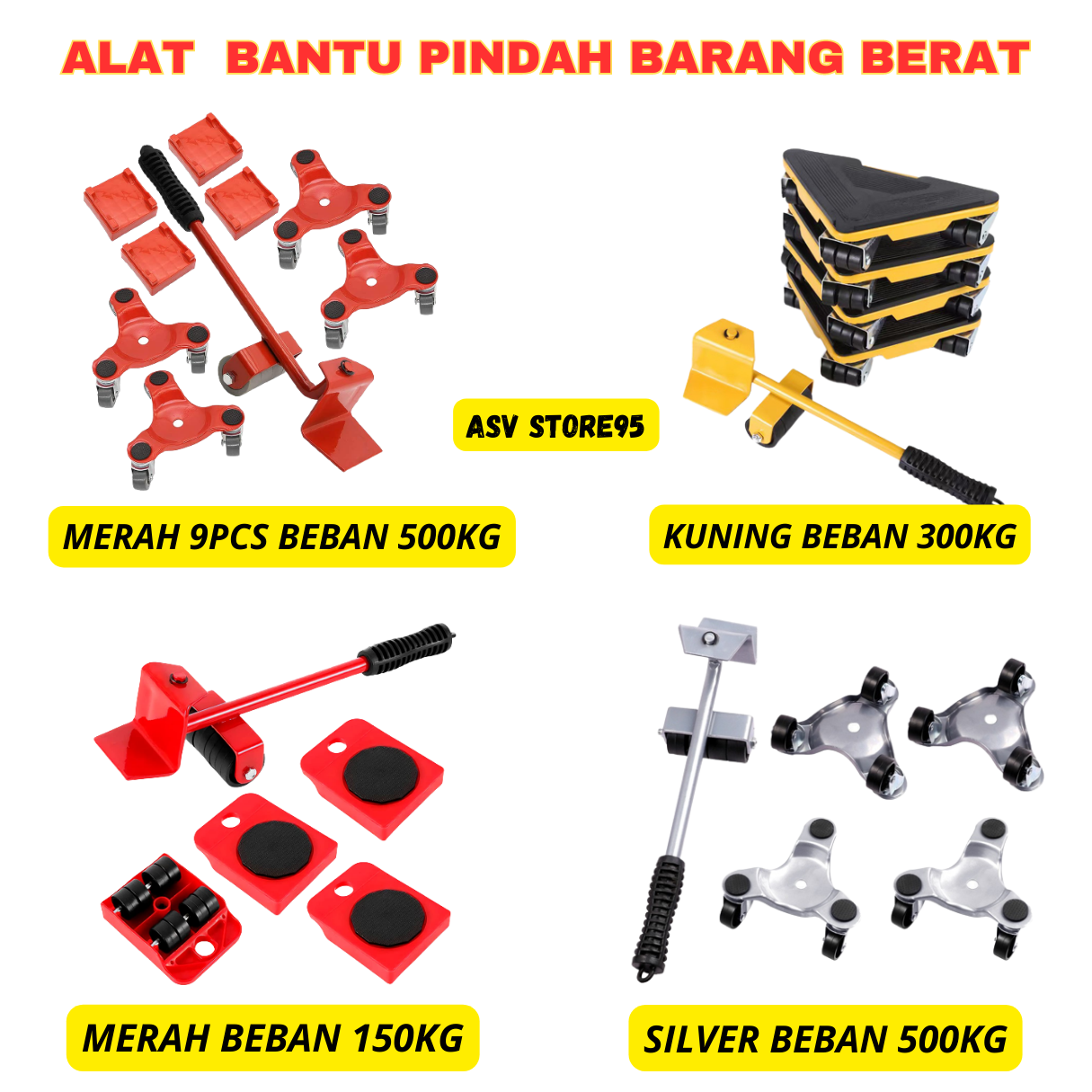 Jual Roda Alat Bantu Angkat Pindah Barang Bahan Baja Plastik Dongkrak ...