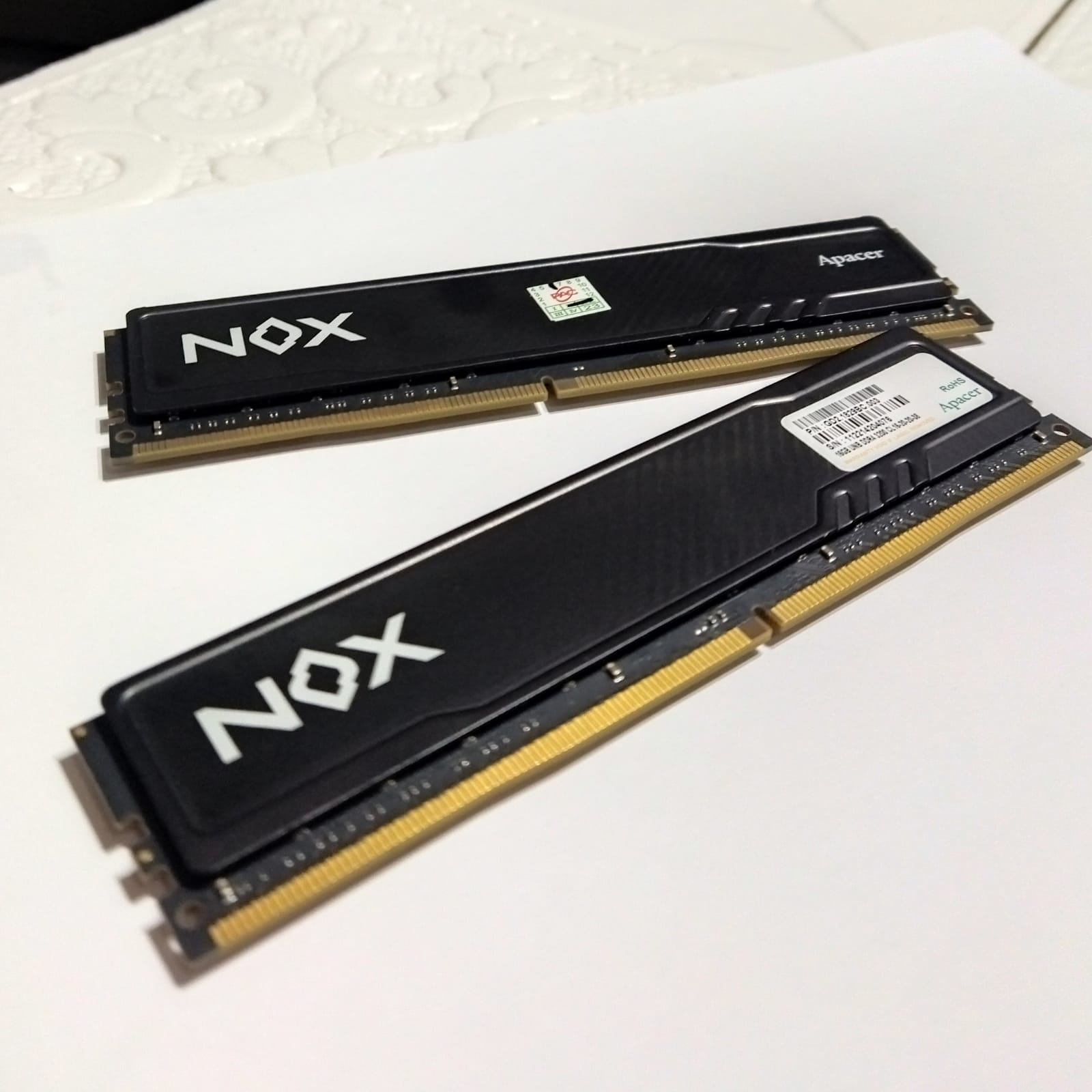 Jual Ram APACER NOX 16GB UNB DDR4 3200 CL16-20-20-38 | Shopee Indonesia