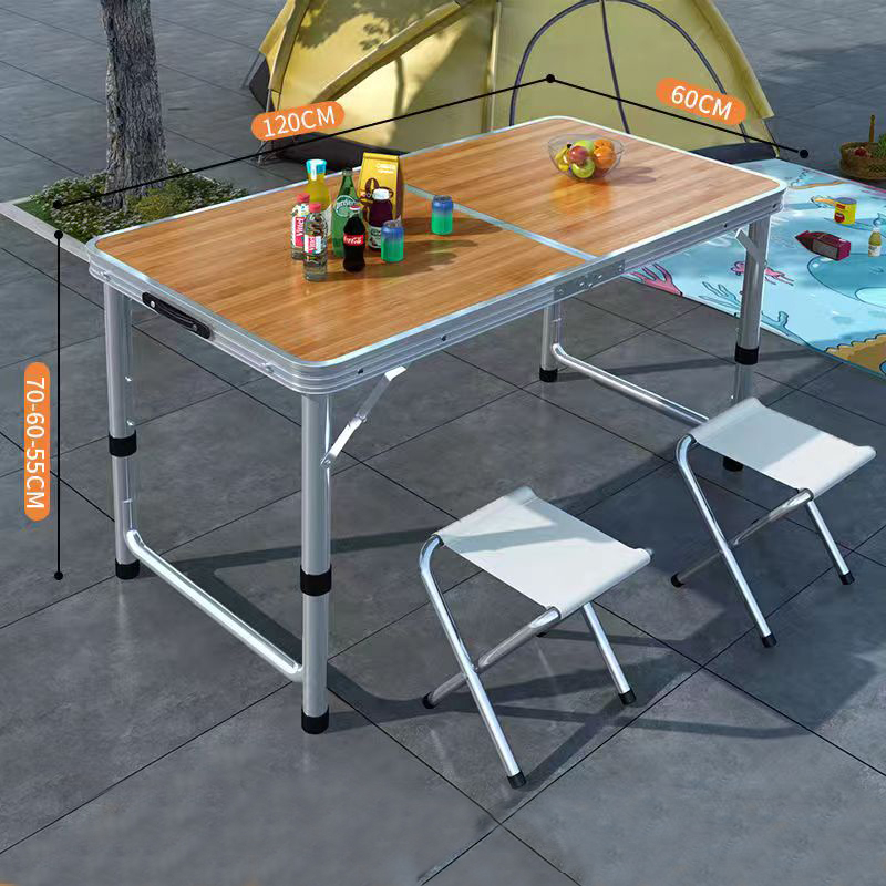Jual Meja Lipat Meja Belajar Meja Koper Aluminium 60x120 cm Meja Jualan ...