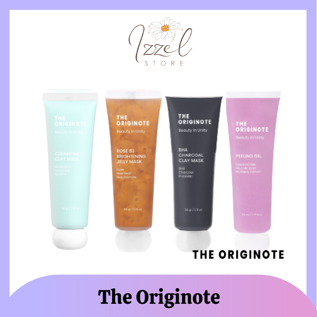 Jual The Originote Masker BHA Charcoal Masker Peeling Gel Masker Rose ...