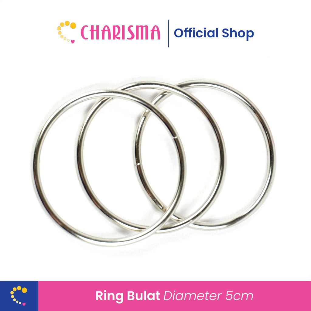 Jual Charisma Ring Bulat Besi Aksesoris Tas - Ring Bulat Besi / Pengait ...