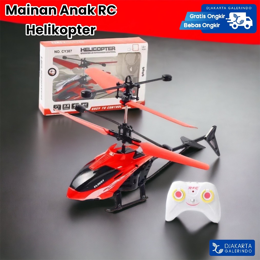 Jual Mainan RC Helicopter Remote Control Terbang sensor tangan | Shopee ...