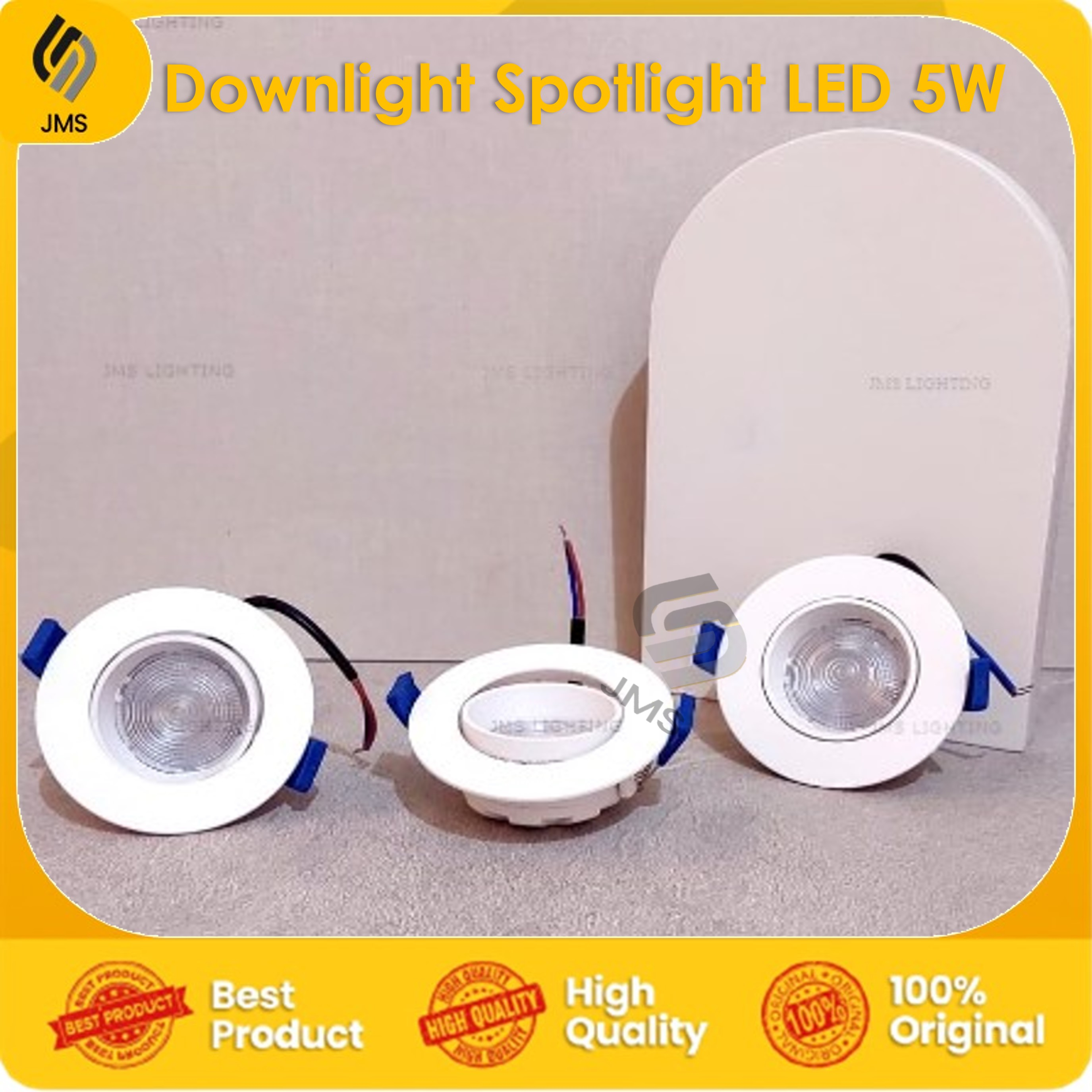 Jual Lampu Spotlight Led 5w 220v DownLight Led 5watt Wall Washer Body ...