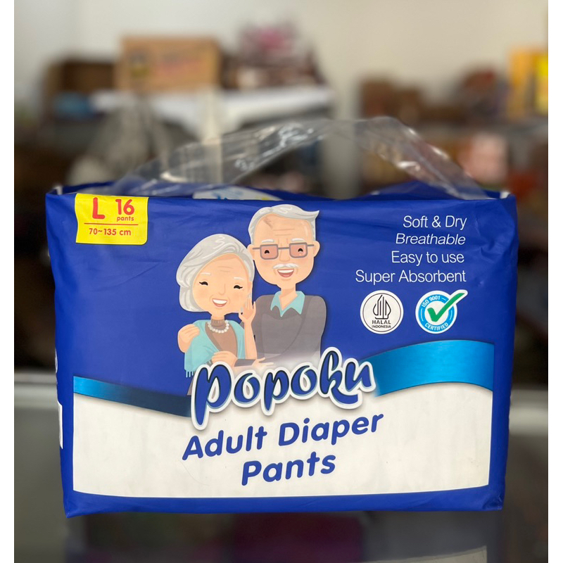 Jual Popok Dewasa Popoku Adult Orang Tua M-XL | Shopee Indonesia