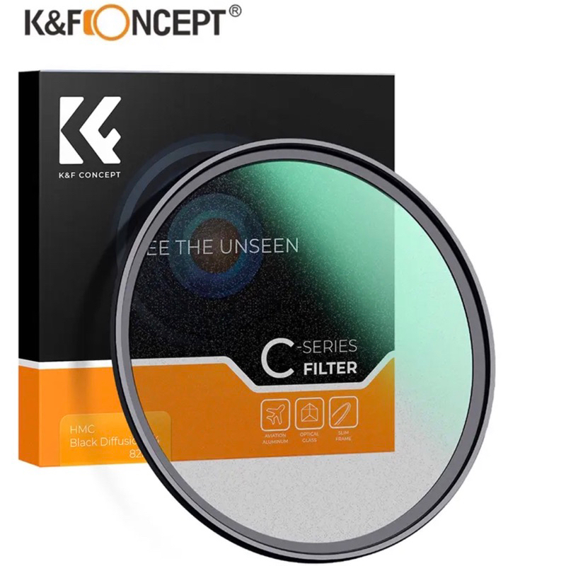 Jual K&F 67 mm 67mm HMC Black Diffusion Mist 1/4 Camera Lens Filter Kamera KNF Concept Nano C ...